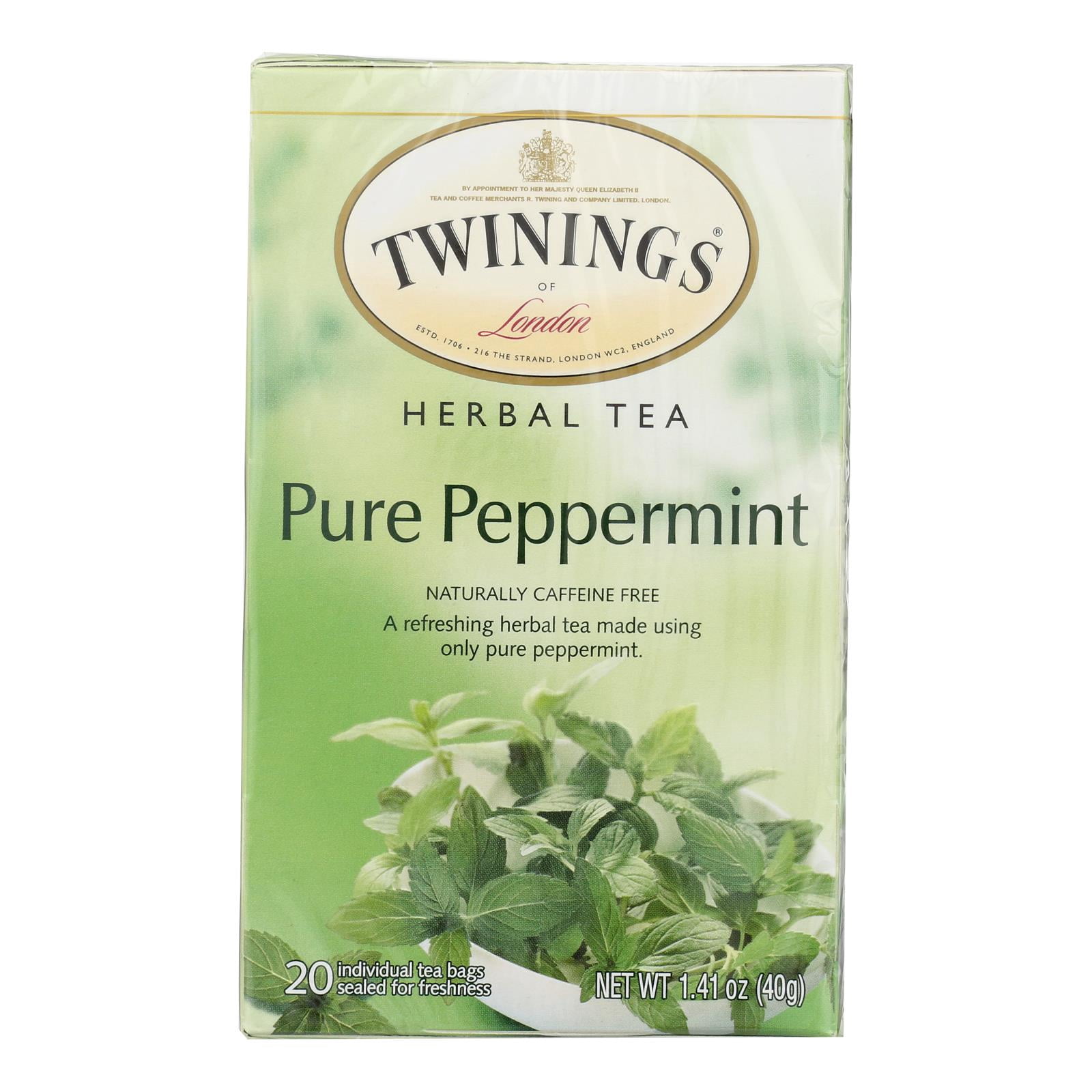 Twinings, Jacksons Of Piccadilly Pure Peppermint, Case Of 6, 20 Bag ...