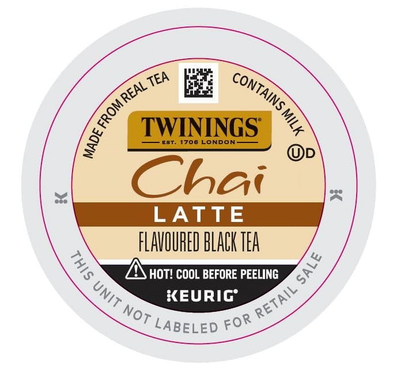 Twinings Chai Latte Black Tea K-Cup Pods for Keurig, 22 Count (Pack of ...