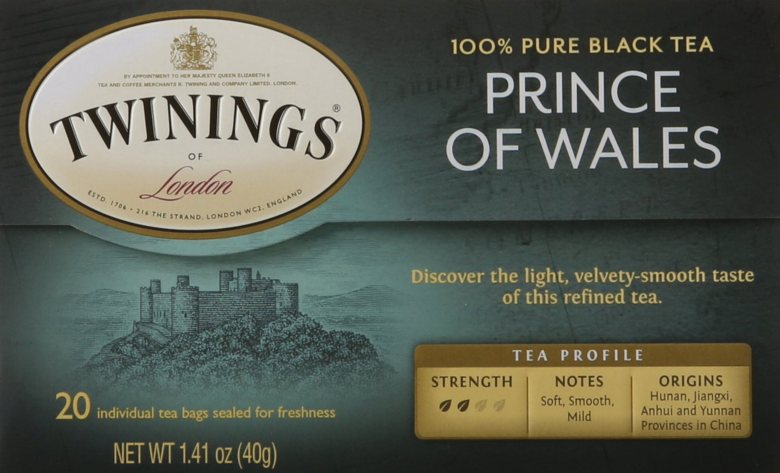 Twinings Of London Prince Of Wales Tea Bags, 20 Count - Walmart.com