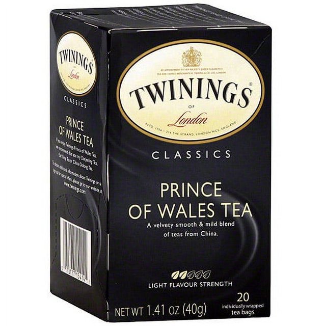 Twinings Of London Prince Of Wales Tea Bags, 20ct (Pack of 6) - Walmart.com