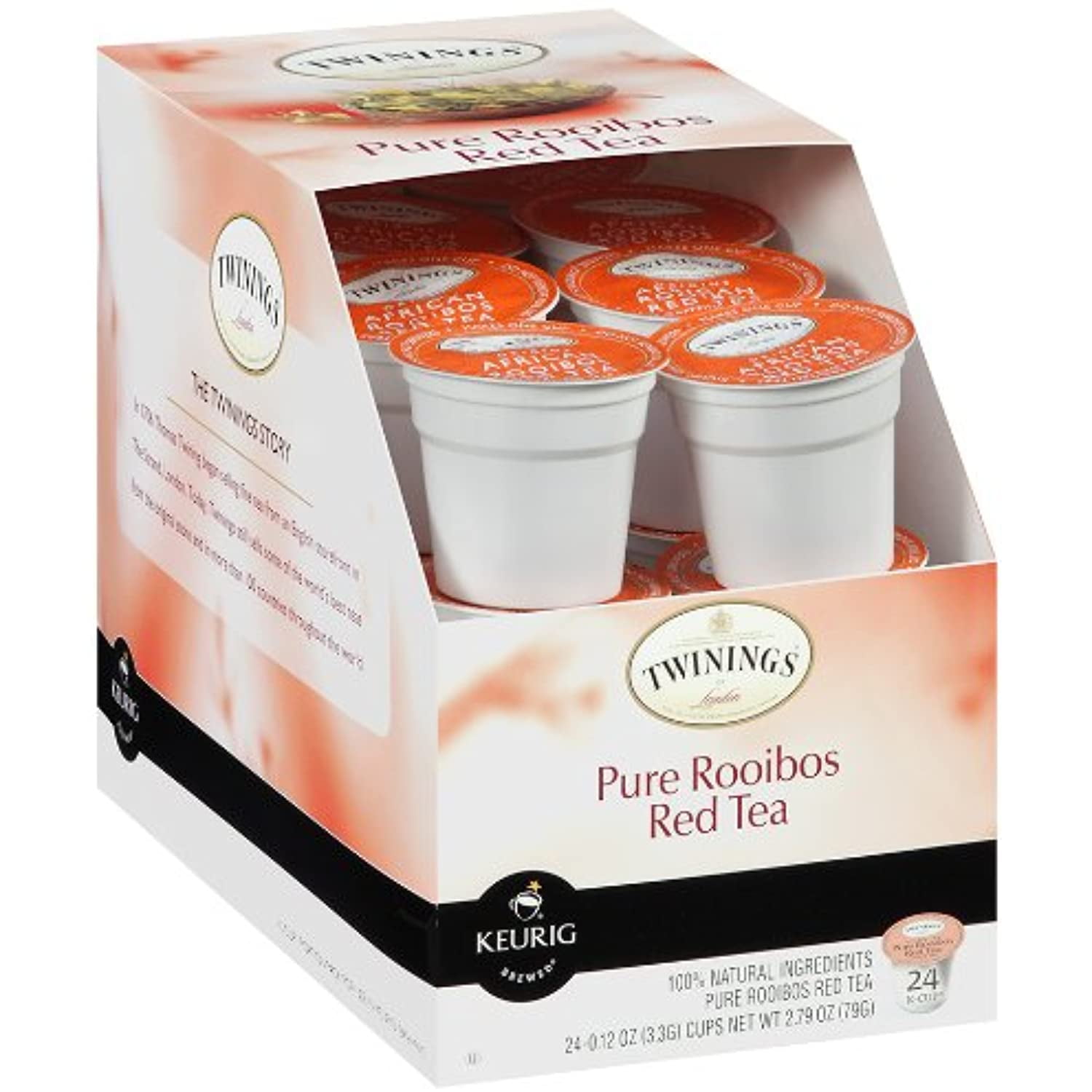 Twinings Of London Pure Rooibos Herbal Tea K-Cups For Keurig, 24 Count ...