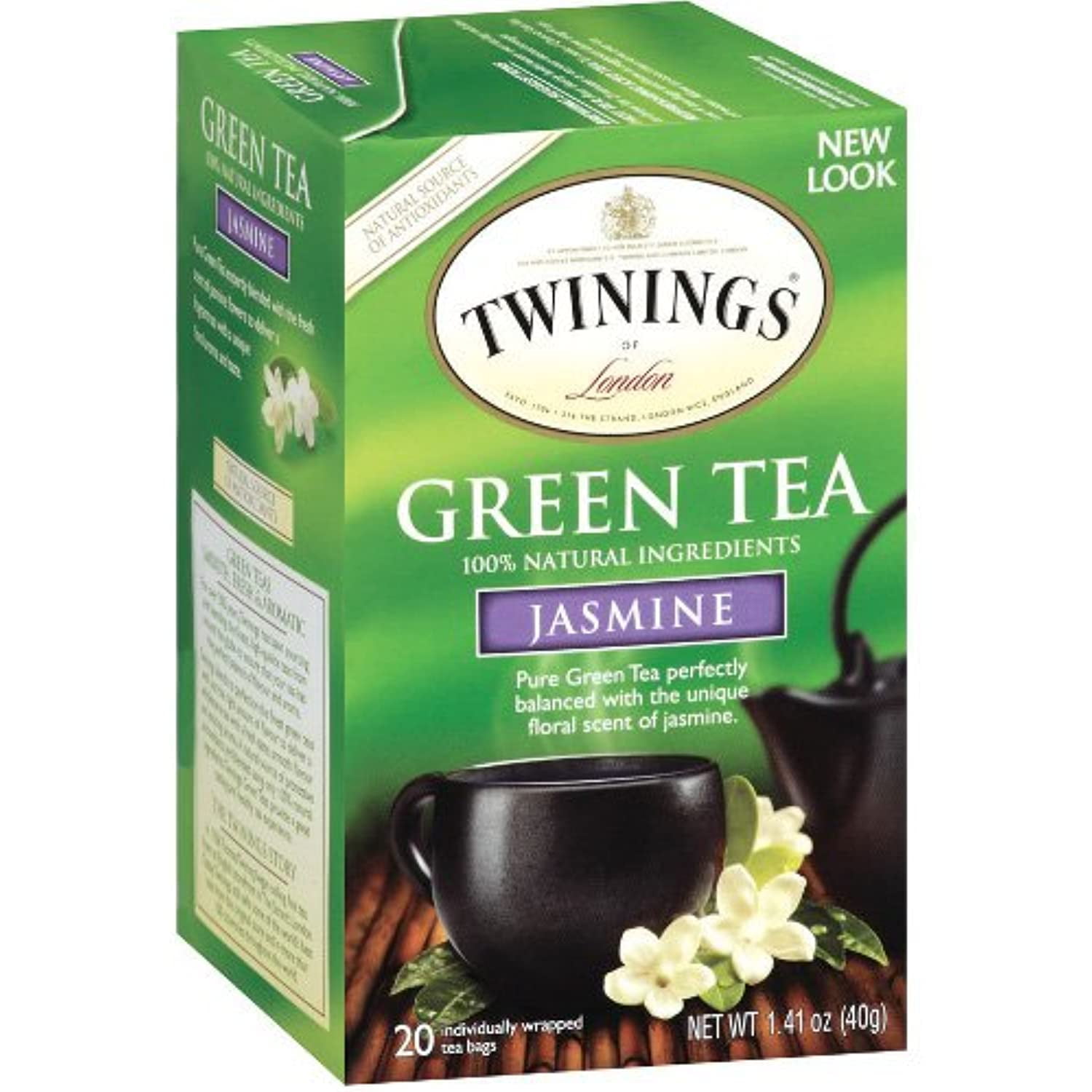 Twinings Of London Tea, Green Tea, Jasmine, 100% Natural Ingredients ...