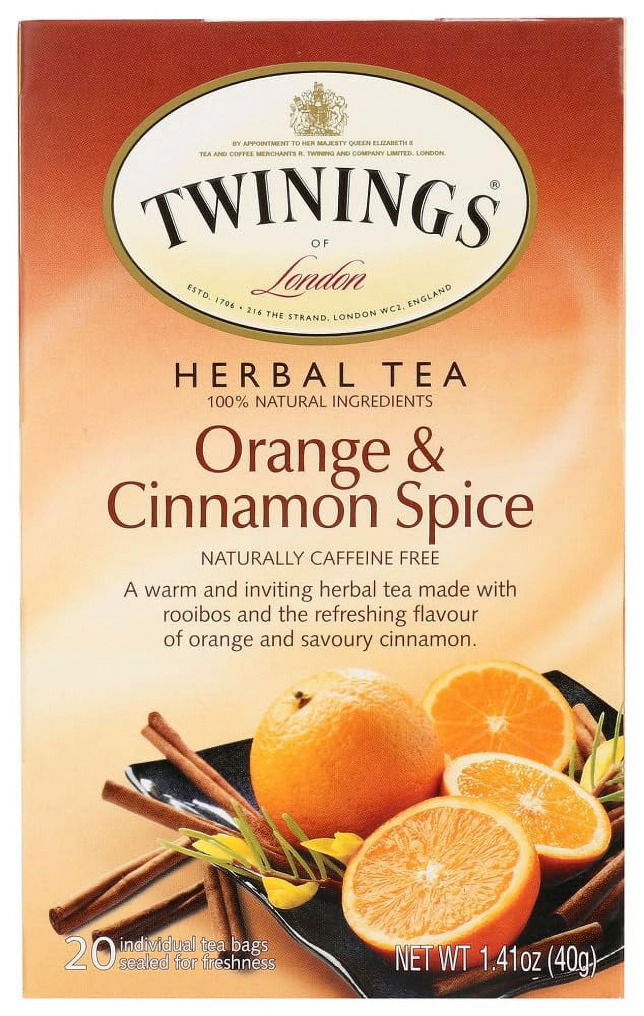Twinings Orange & Cinnamon Spice Tea - 20 Ct By Twinings Packaging May ...