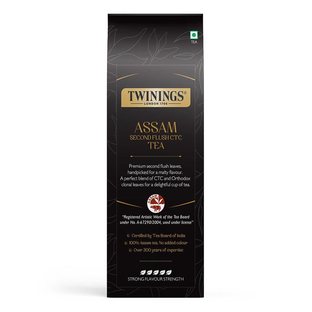 Twinings Origins Assam Second Flush CTC Tea - 250gm, 8.8 Ounce | Strong ...