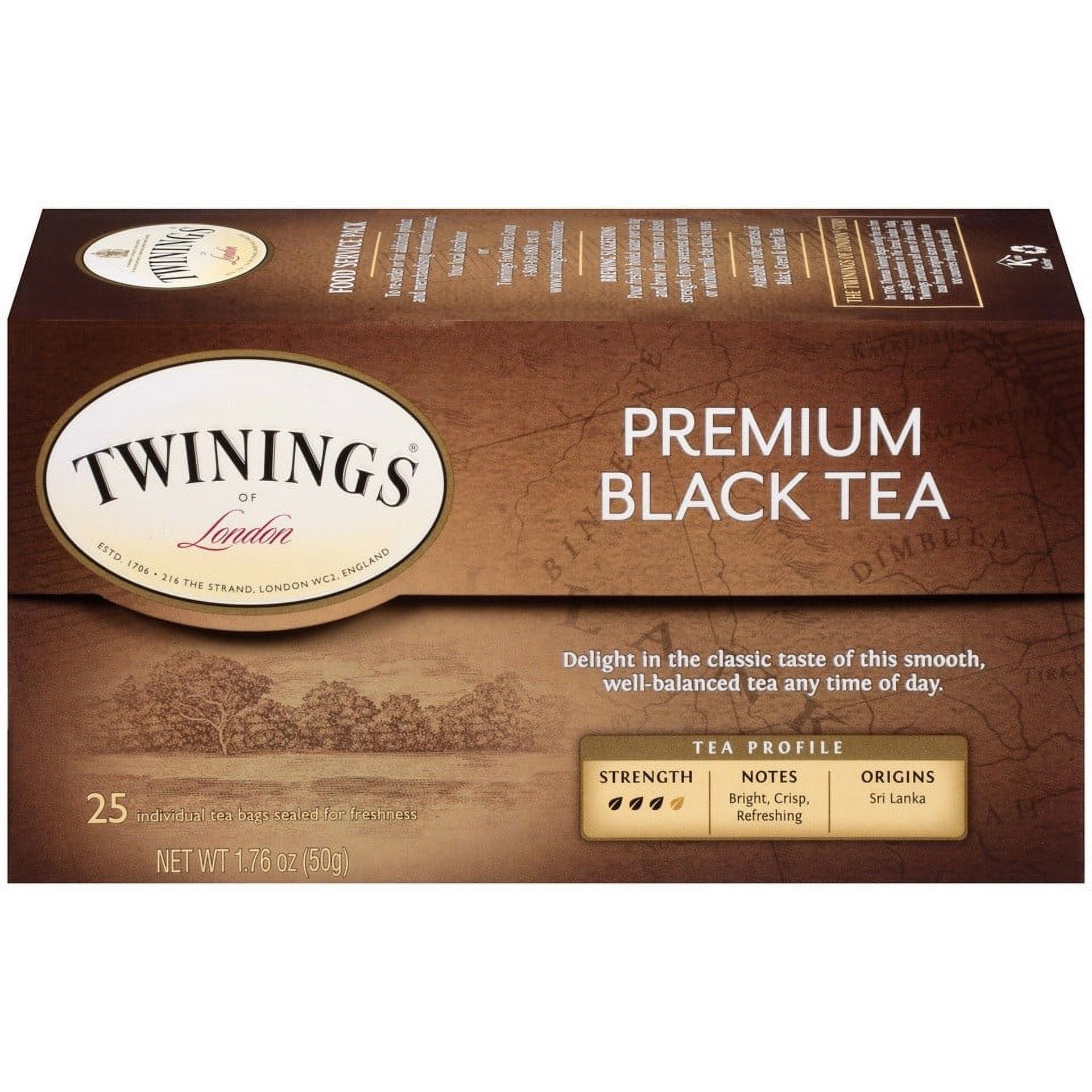 Twinings Premium Black Tea, 25 Ct - Walmart.com