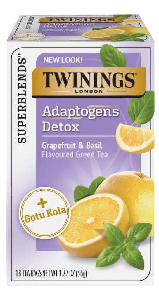 Twinings Superblends Adaptogens Detox with Gotu Kola, Grapefruit ...