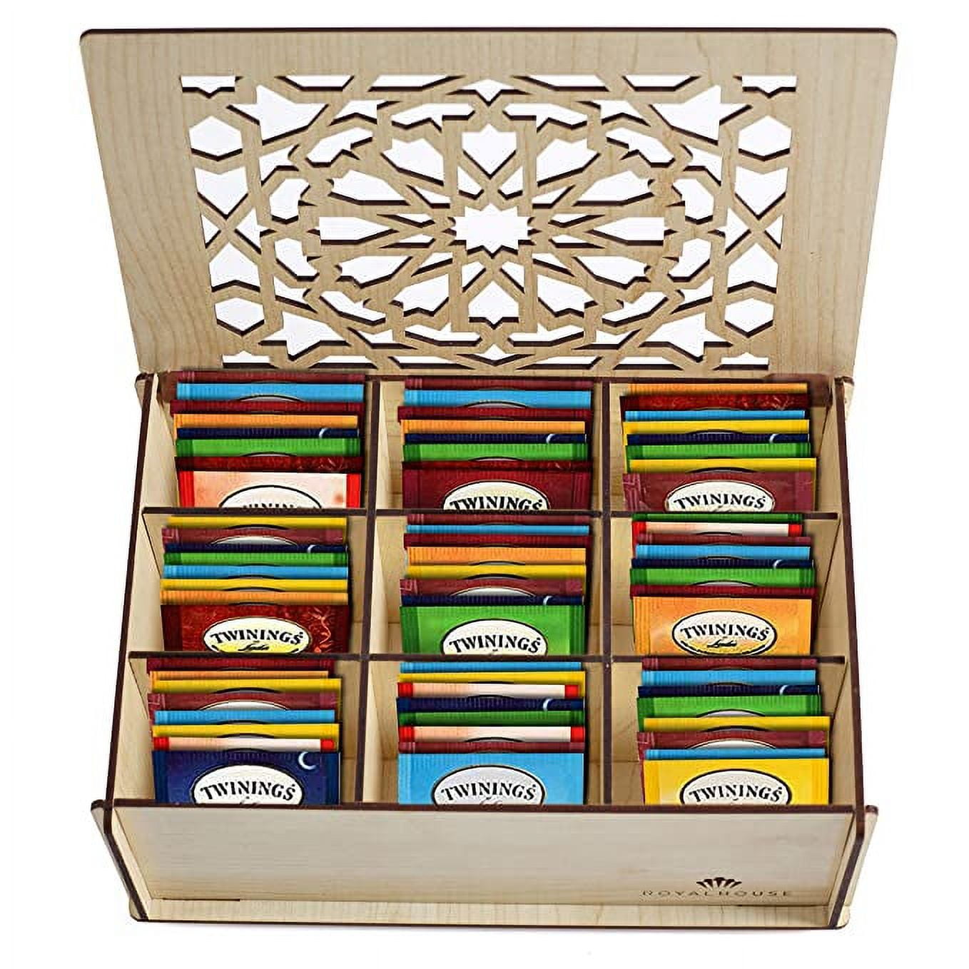 Twinings Assorted Decaffeinated Tea Bags Sampler - 80 COUNT in MDF Gift ...