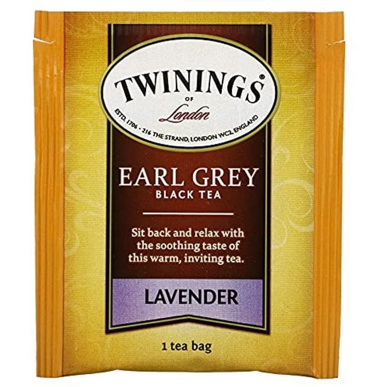 Twinings Tea, Earl Grey Lavender, 20 Count (Pack Of 6) - Walmart.com