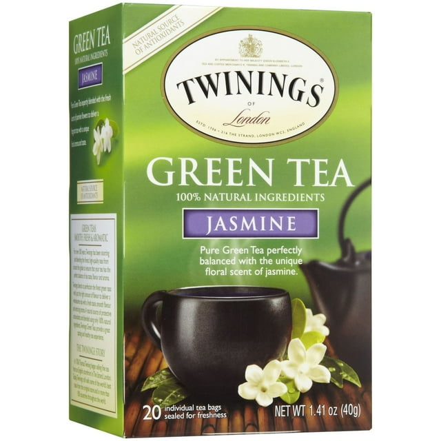Jasmine/Green Tea Twinings Teas 20 Bag - Walmart.com