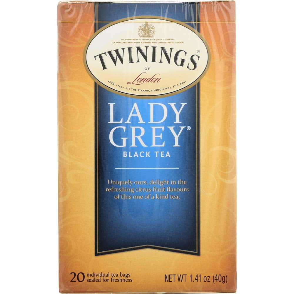 Twinings Lady Grey Black Tea, 20 Count, 1.41 Oz - Walmart.com