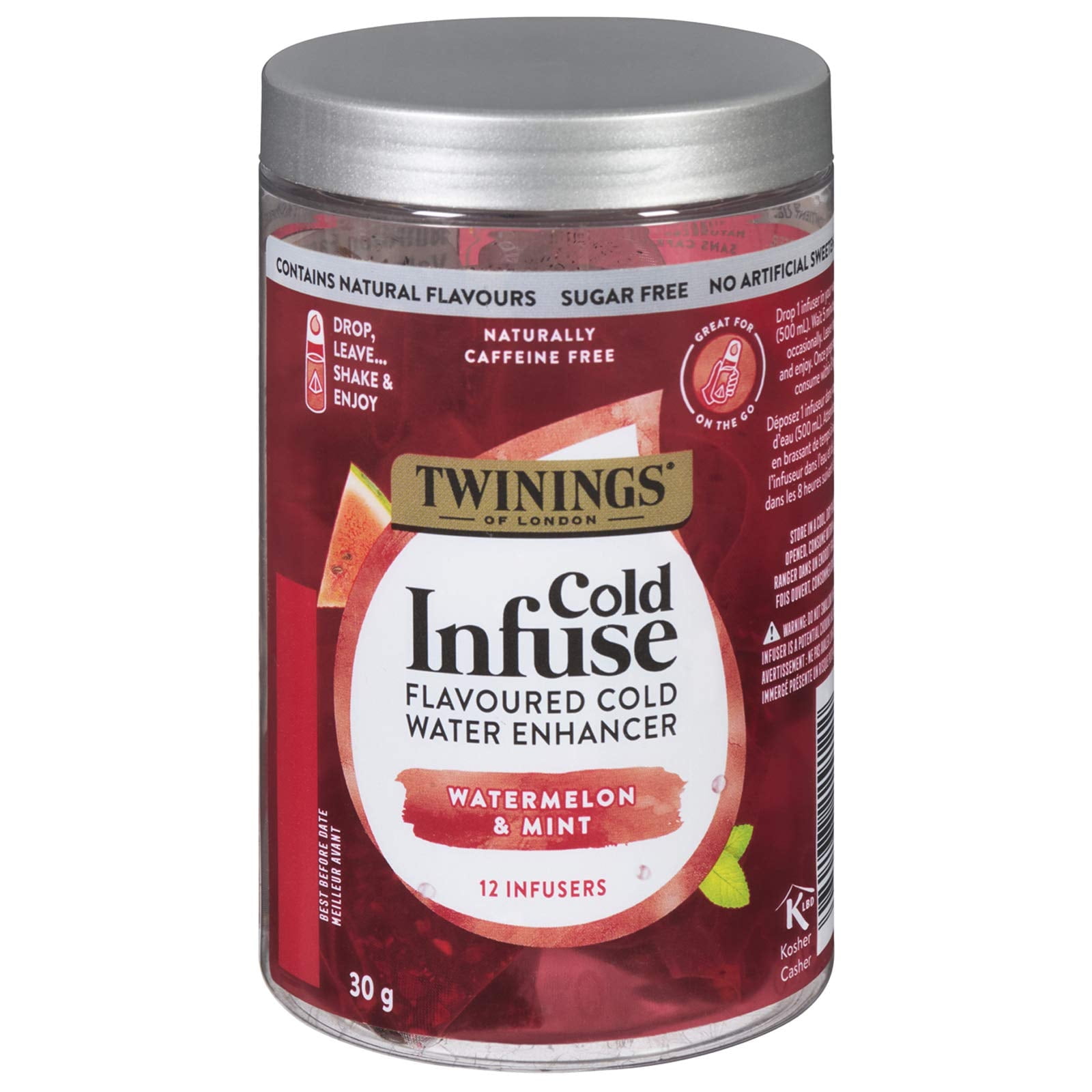 Twinings, Twinings Cold Infuse Watermelon Mint, 12 Count - Walmart.com