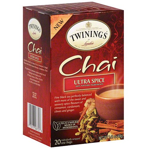 Twinings of London Ultra Spice Tea, 1.41 oz (Pack of 6) - Walmart.com
