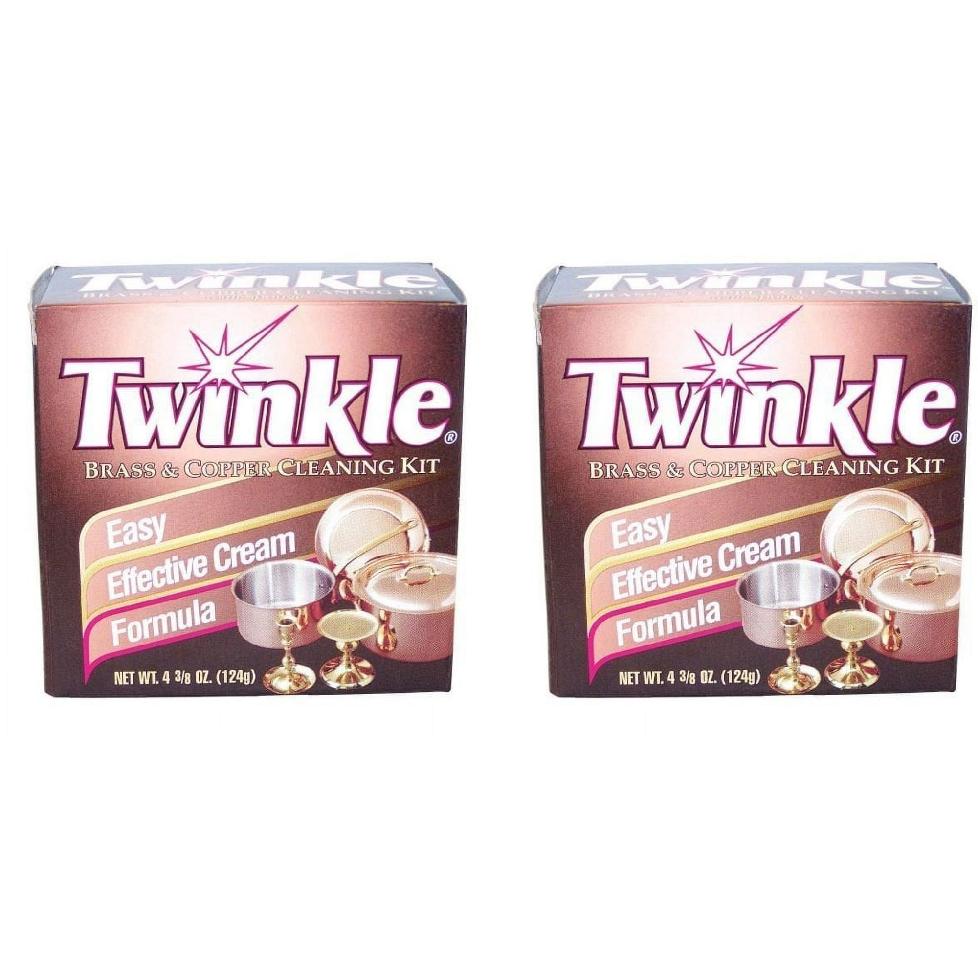 Twinkle Brass And Copper Cleaning Cream - 2 Pack - Walmart.com