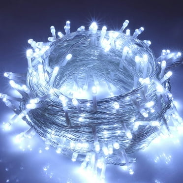 9.8x9.8ft Window Curtain String Lights, EEEkit 300 LED Plug-in Fairy ...