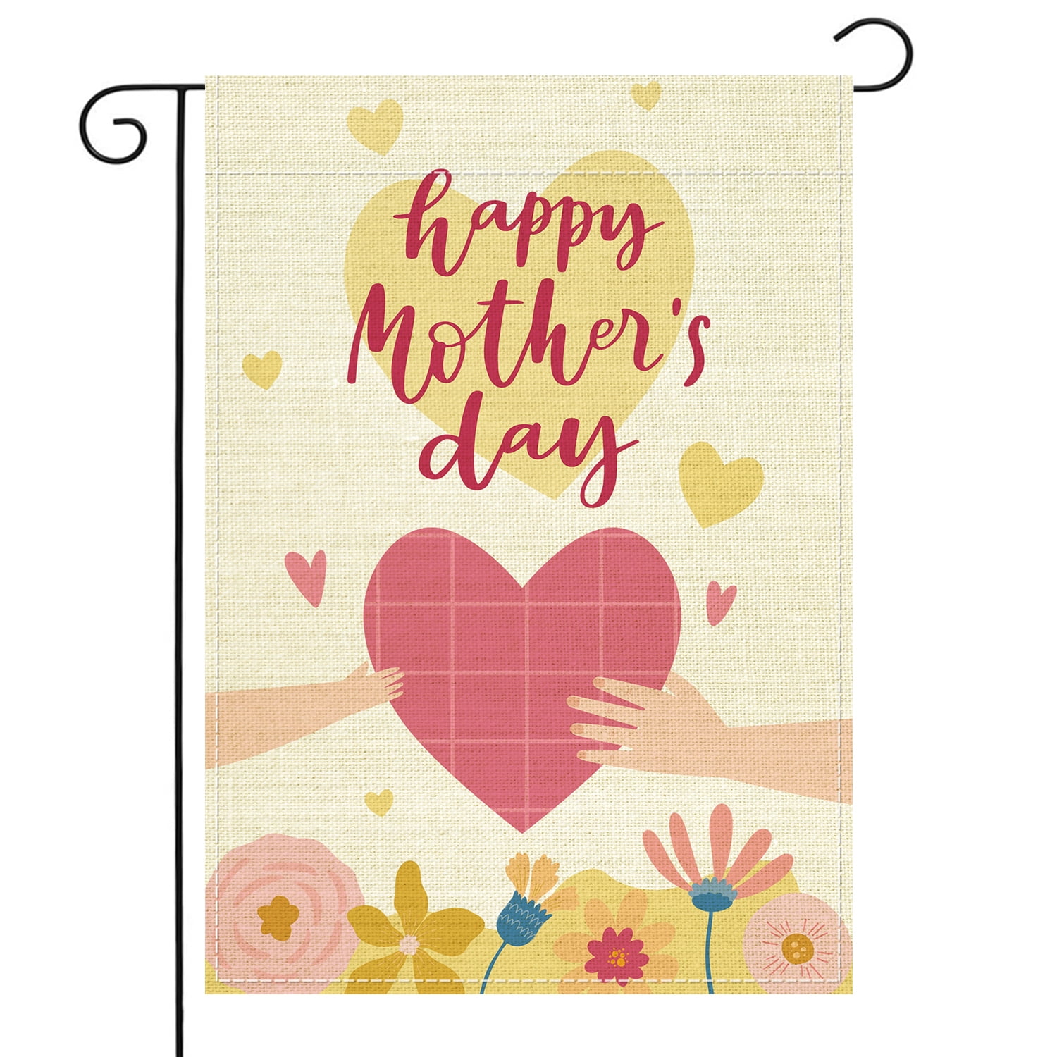 Twinkle Club Happy Mothers' Day Garden Flag for Outdoor 12 x 18 Double ...