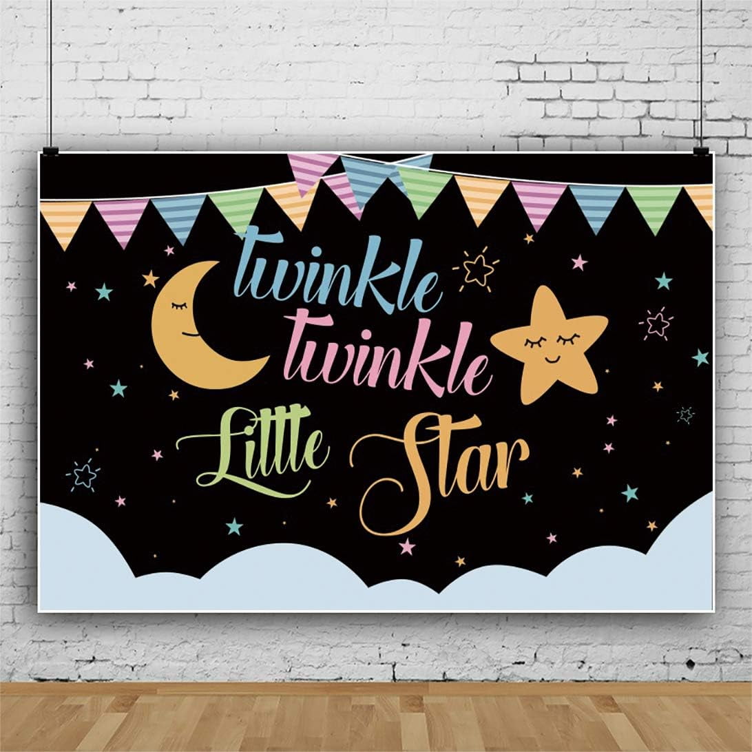 Twinkle Twinkle Little Star Baby Shower Backdrops for Photography ...