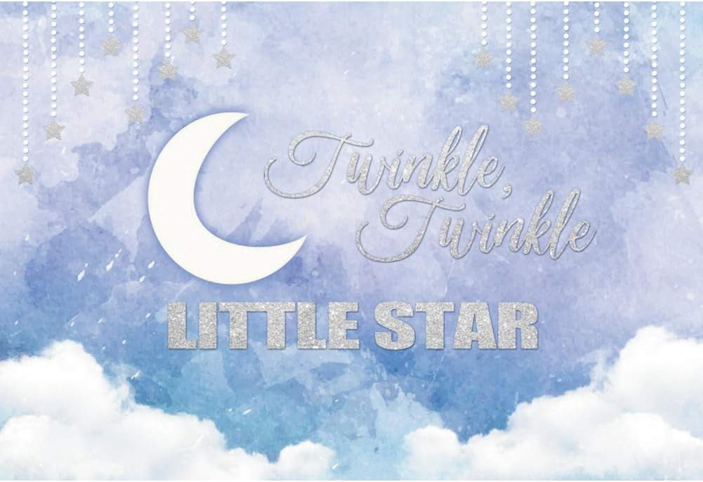 Twinkle Twinkle Little Star Backdrop for Birthday Party Baby Shower ...