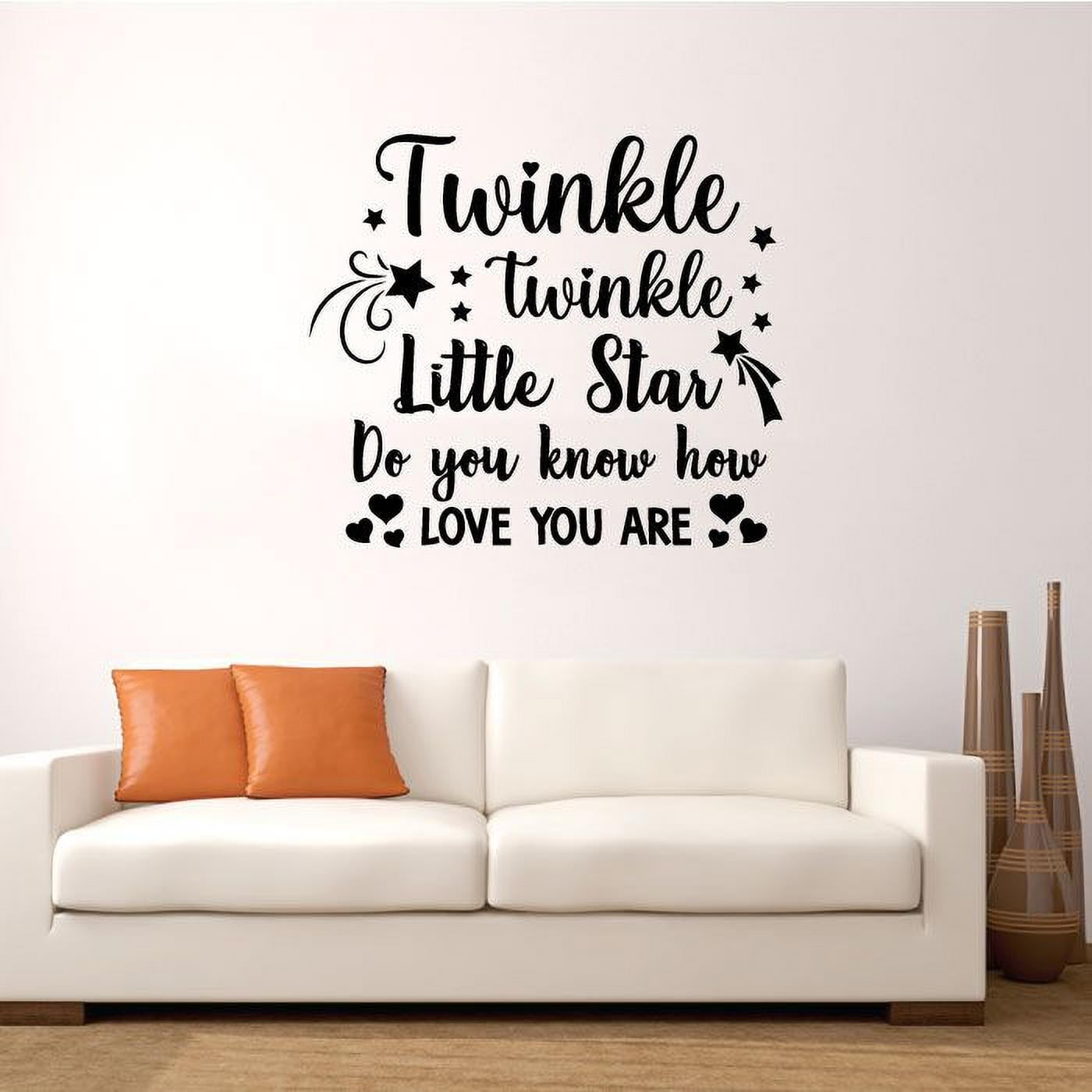 Twinkle Twinkle Wall Decal Twinkle Twinkle Little Star Wall Decal