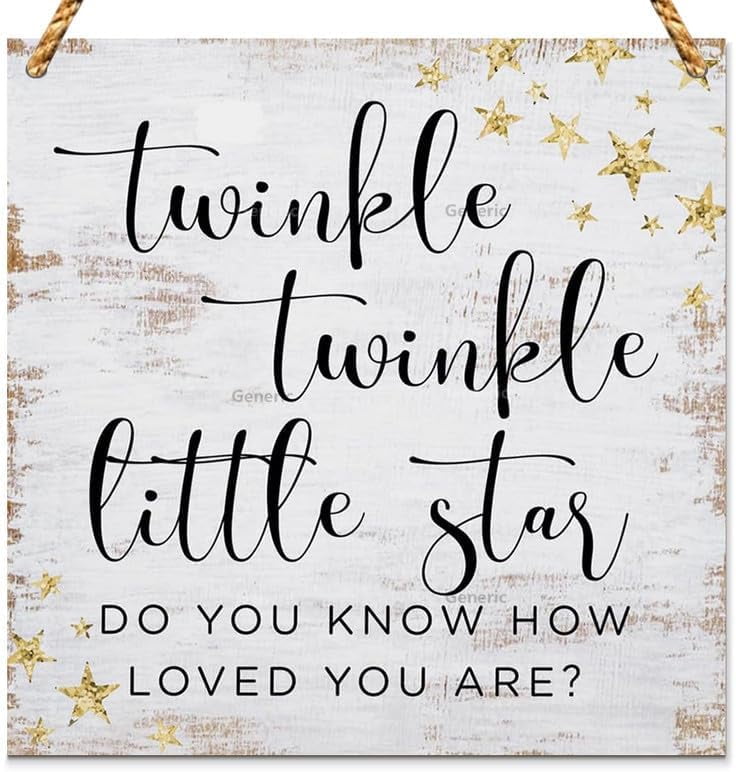 Twinkle Twinkle Little Star Do You Know How Loved You Are - Wall Decals ...