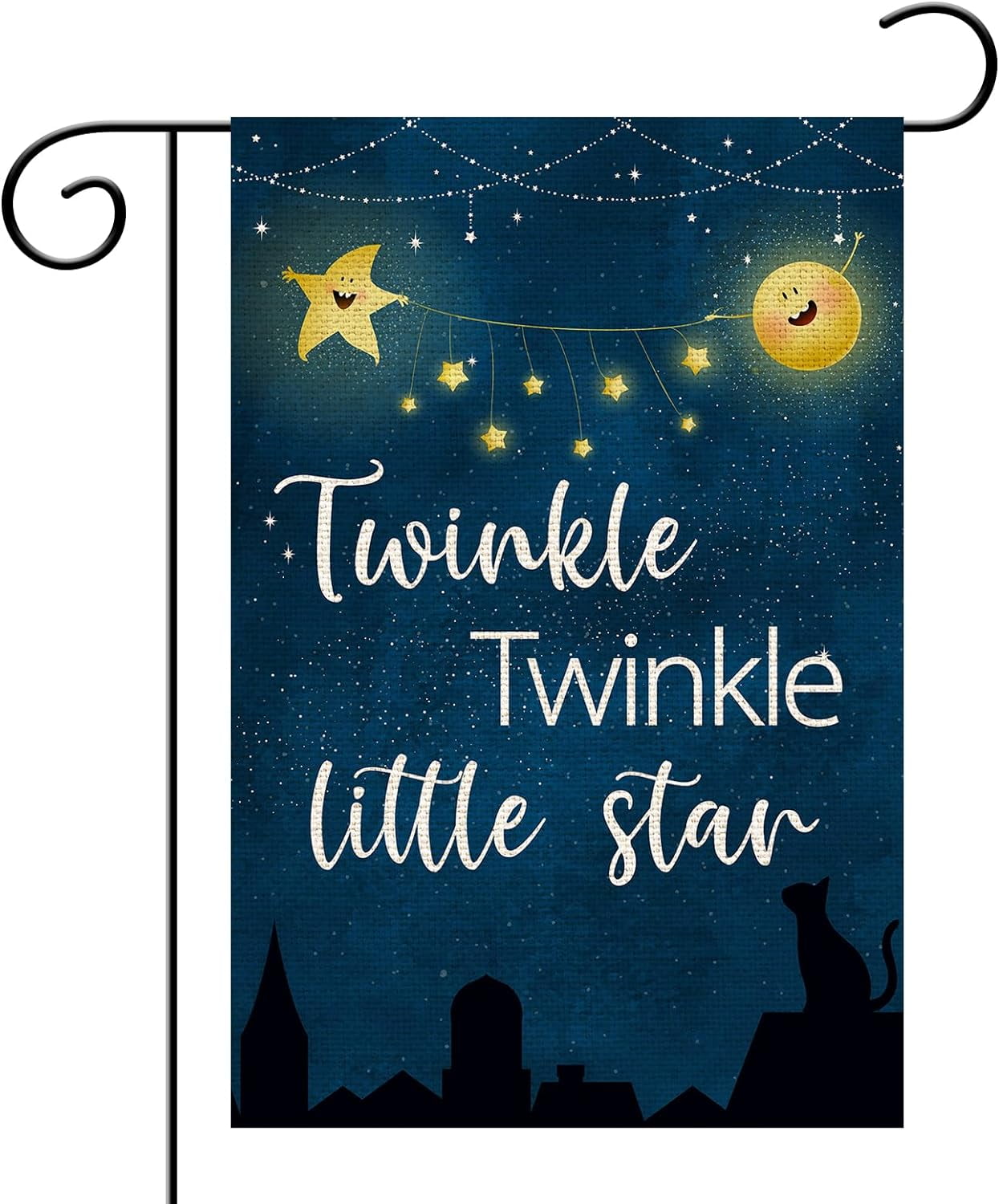 Twinkle Twinkle Little Star Garden Flag, Vertical Double Sided, Baby ...