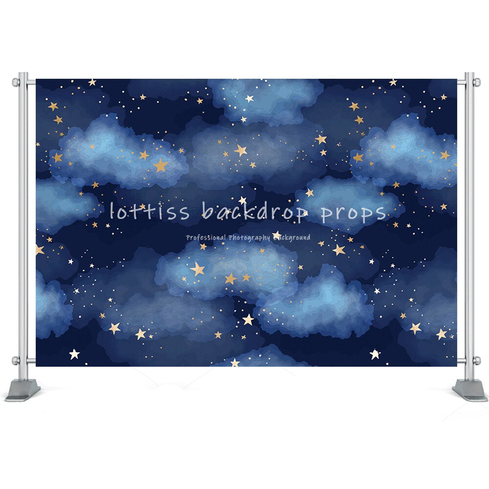 Twinkle Little Star Photography Background Starry Sky Baby Birthday ...