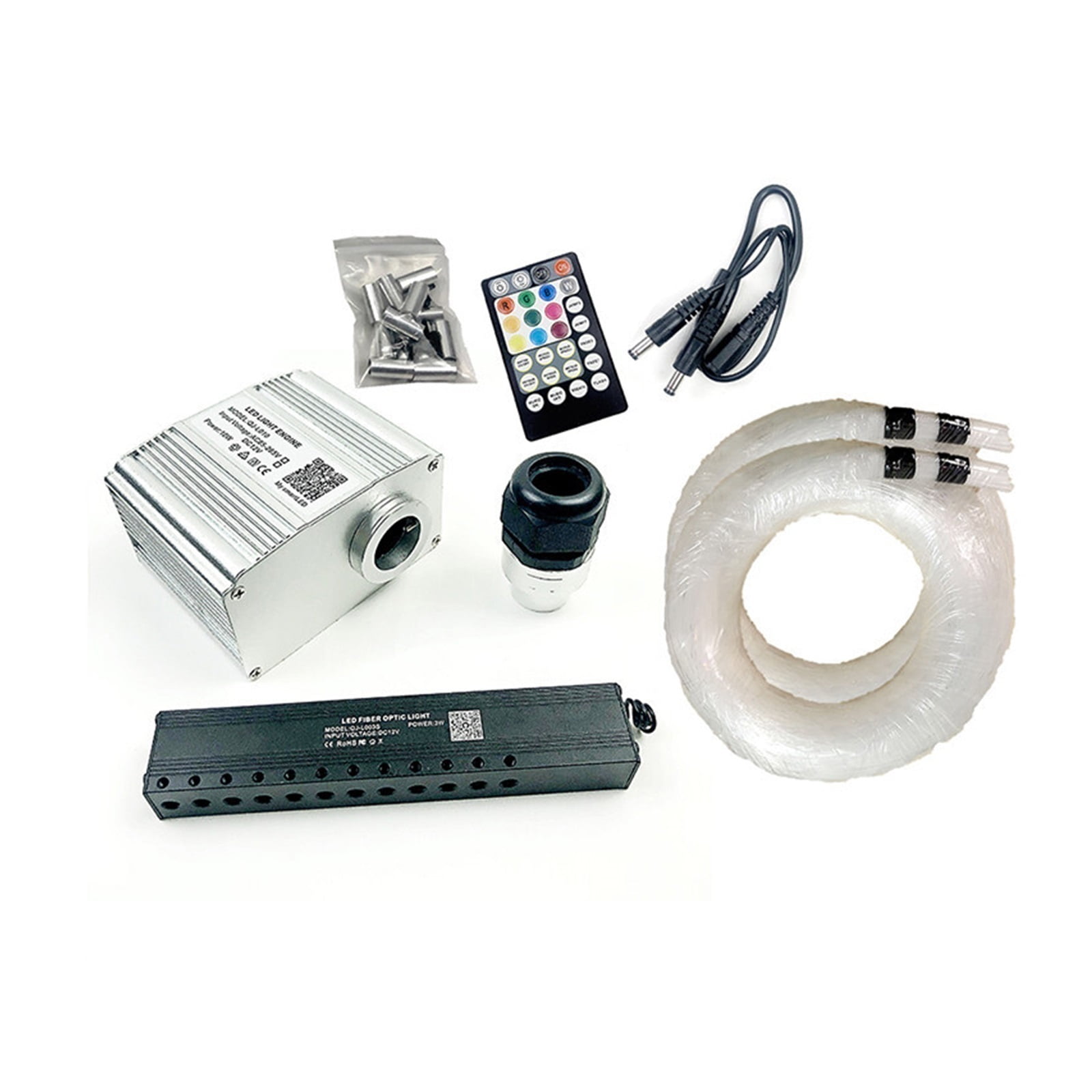 Twinkle RGBW Fiber Optic Star Light Kit Smart app Car Roof Starry ...