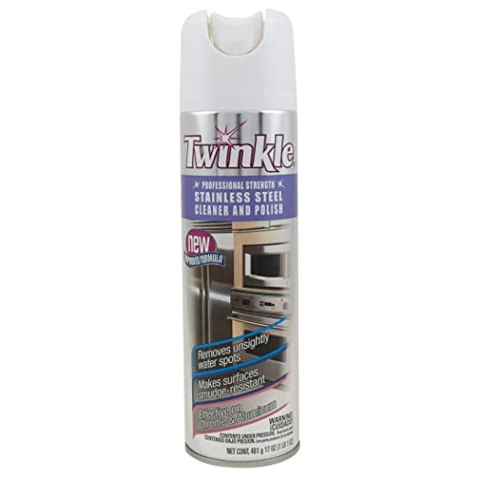 Twinkle Stainless Steel Cleaner and Polish (Pack of 6) for Kitchen - 17 ...