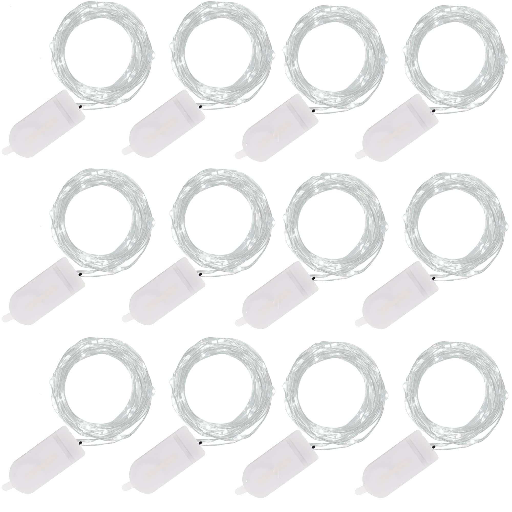 Twinkle Star 20 LED 6.5 FT Indoor Fairy Lights, Battery Operated ...