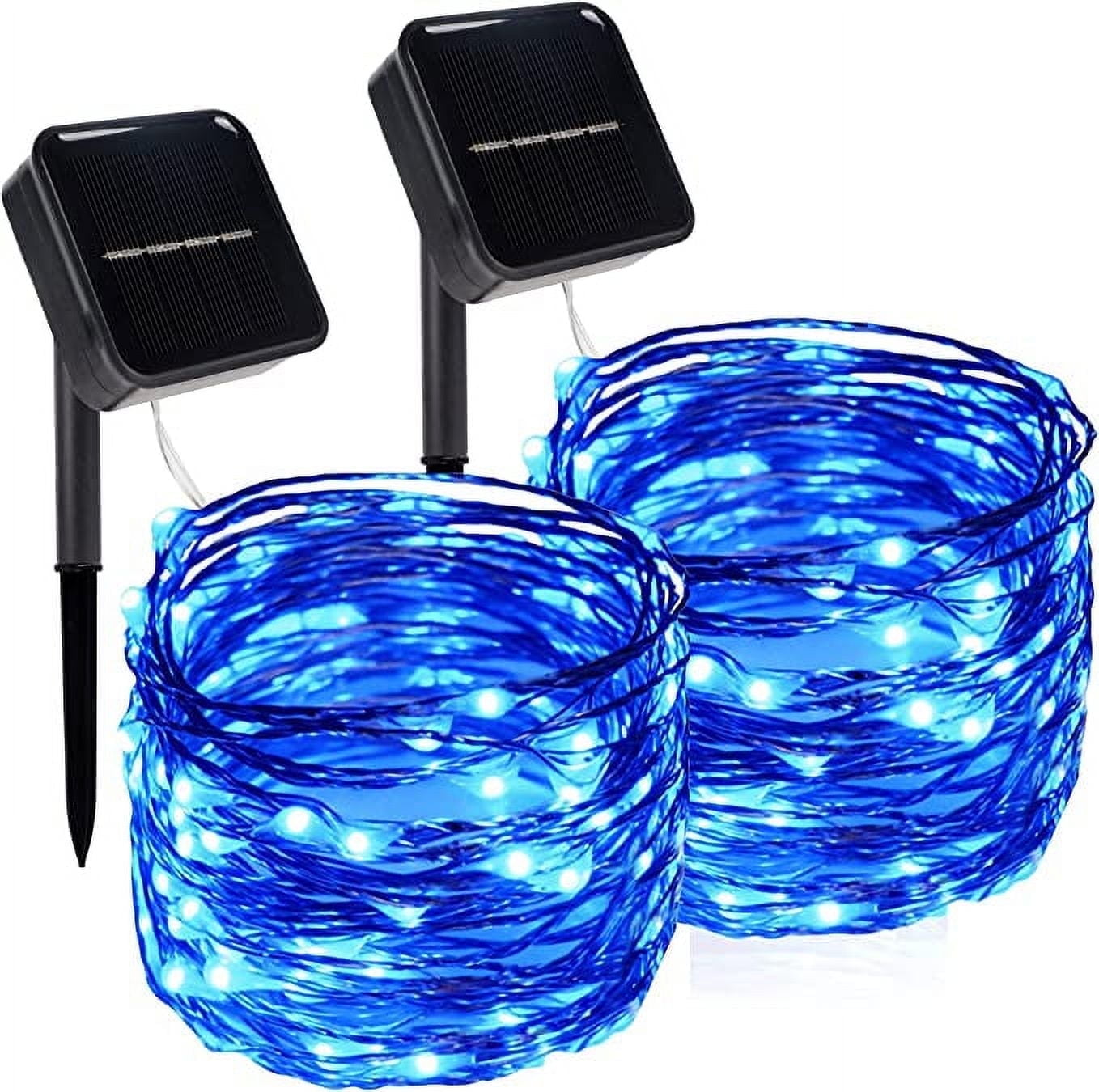 Twinkle Star Solar String Lights, 2 Pack, 39.4 FT, 120 LED, Waterproof ...