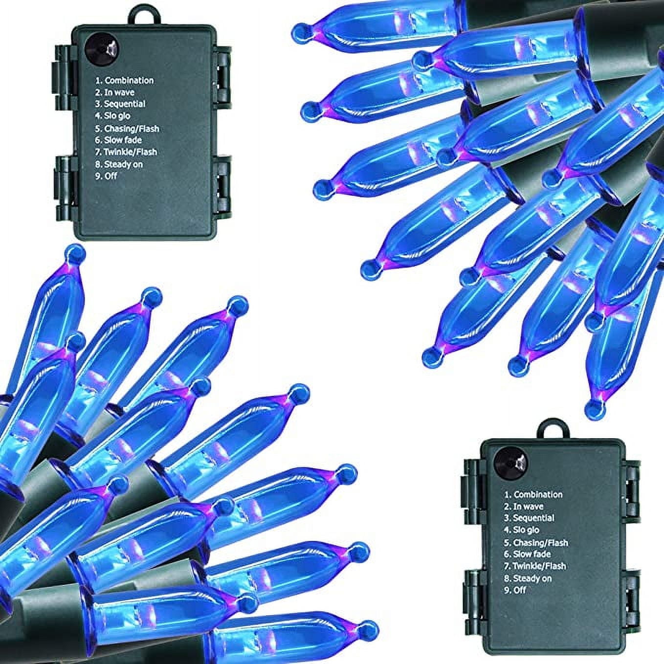 Twinkle Star Christmas Decoration Battery-Operated Christmas Lights, Indoor and Outdoor ...