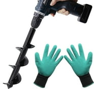 "XtremepowerUS 1500W Electric Post Hole Digger with 6"" Auger Bit Set ...