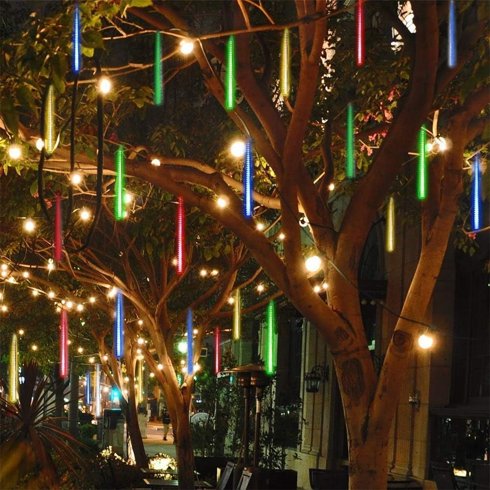 Twinkle Star Meteor Shower Rain Lights, 30cm 8 Tubes 288 LED Valentine ...