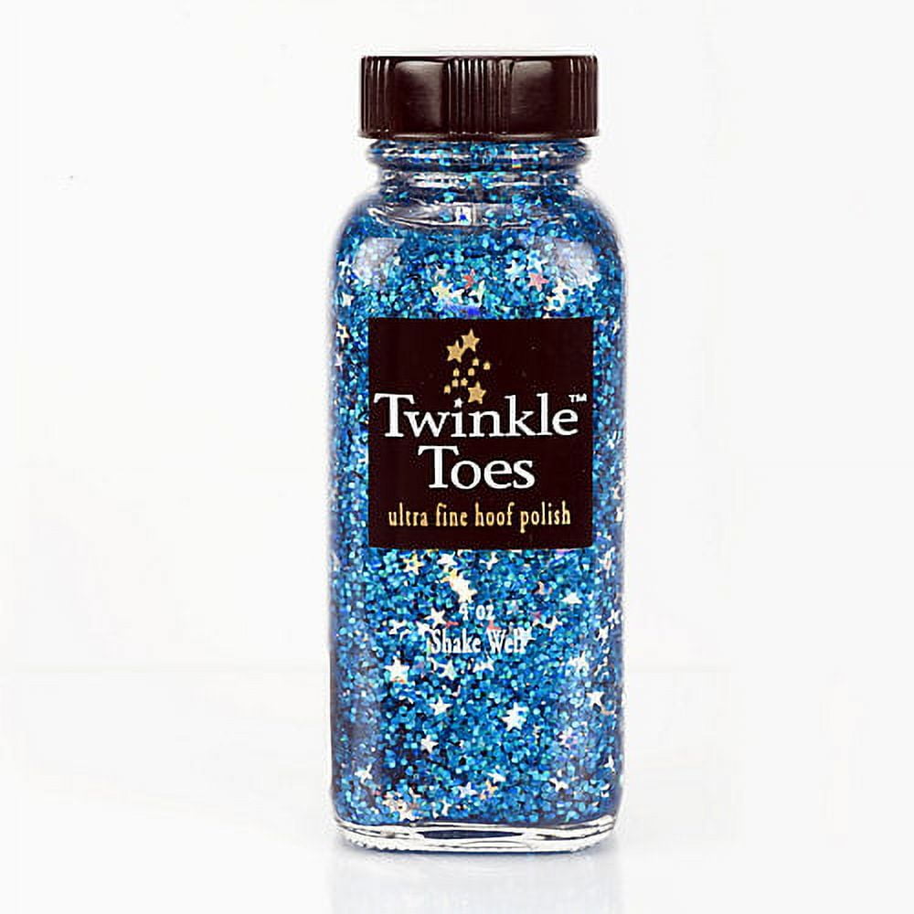 Twinkle Toes Hoof Polish Blue Glitter - Walmart.com