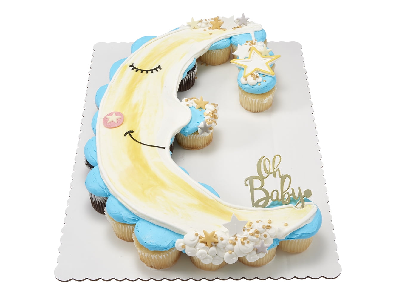 Twinkle Twinkle Little One Cupcake Cake - Walmart.com