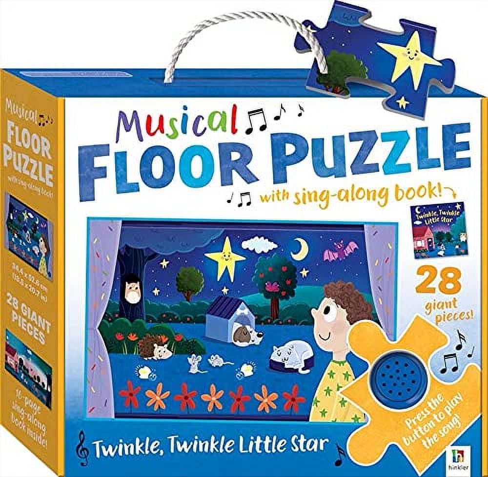 Twinkle Twinkle Little Star: 28 Piece Musical Floor Jigsaw Puzzle with ...