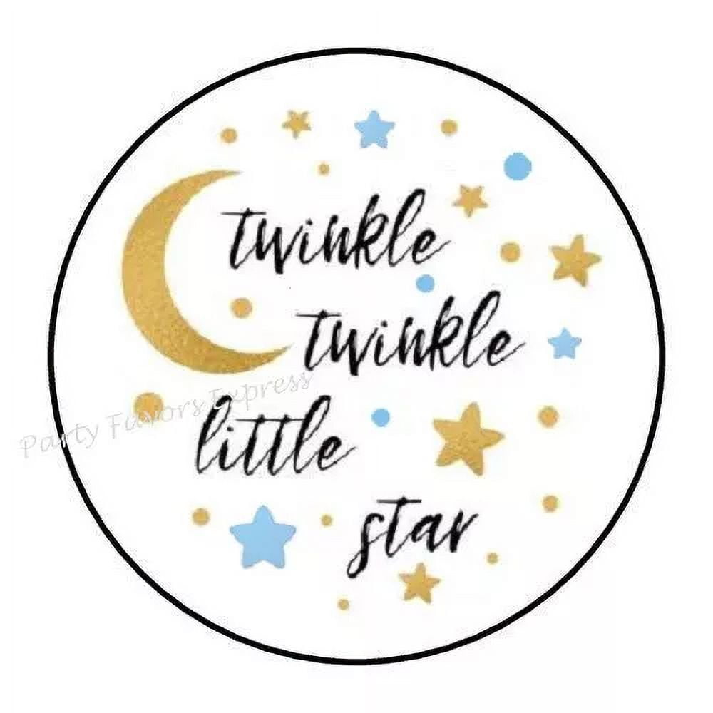 Twinkle Twinkle Little Star Stickers Party Favors Phone Decal Water ...