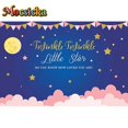 Twinkle Twinkle Newborn Photography Background Starry Sky Gold Stars ...