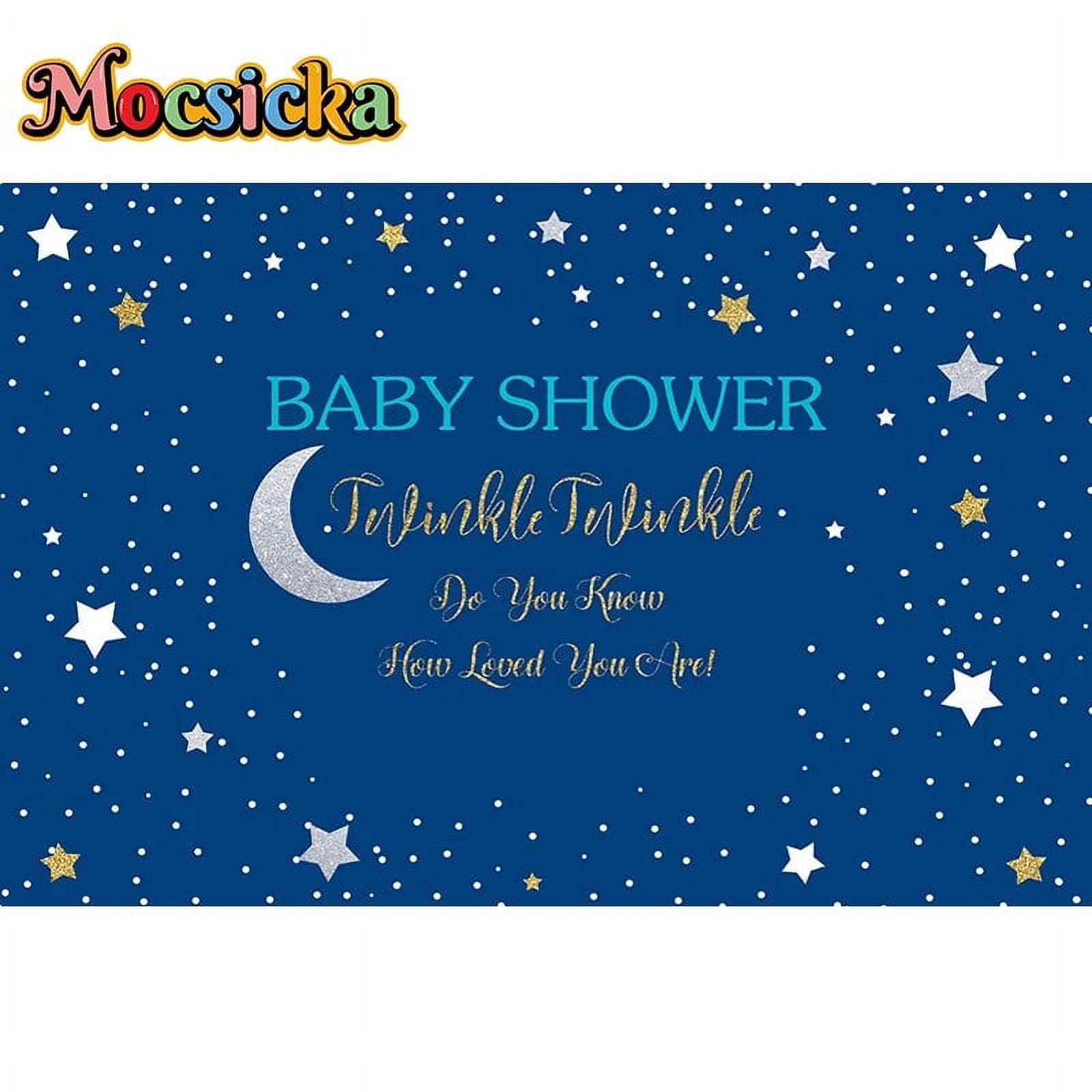 Twinkle Twinkle Newborn Photography Background Starry Sky Gold Stars ...