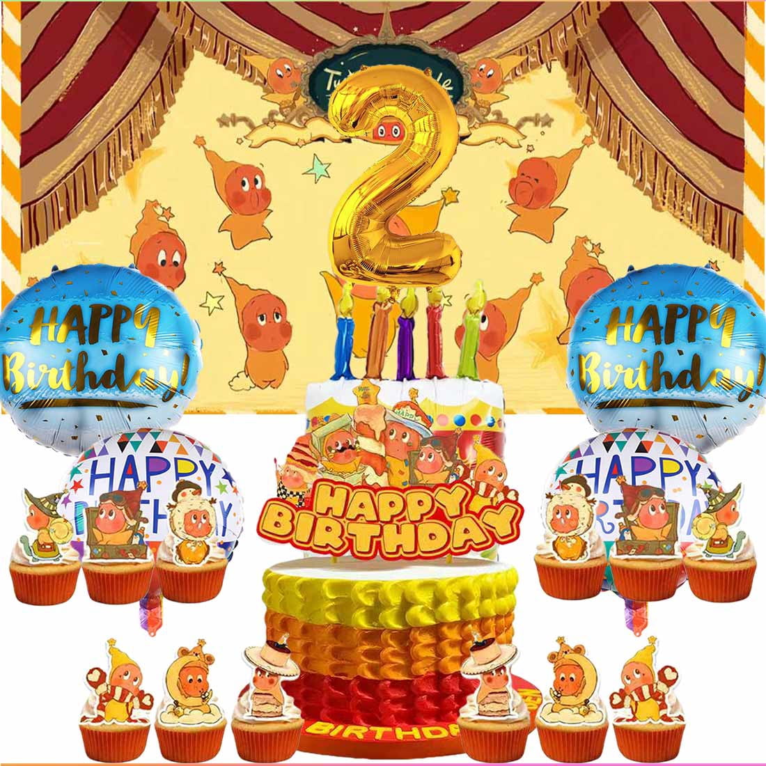 Twinkle Twinkle Party Supplies Decor 2nd Kit Balloons Birthday Cake ...