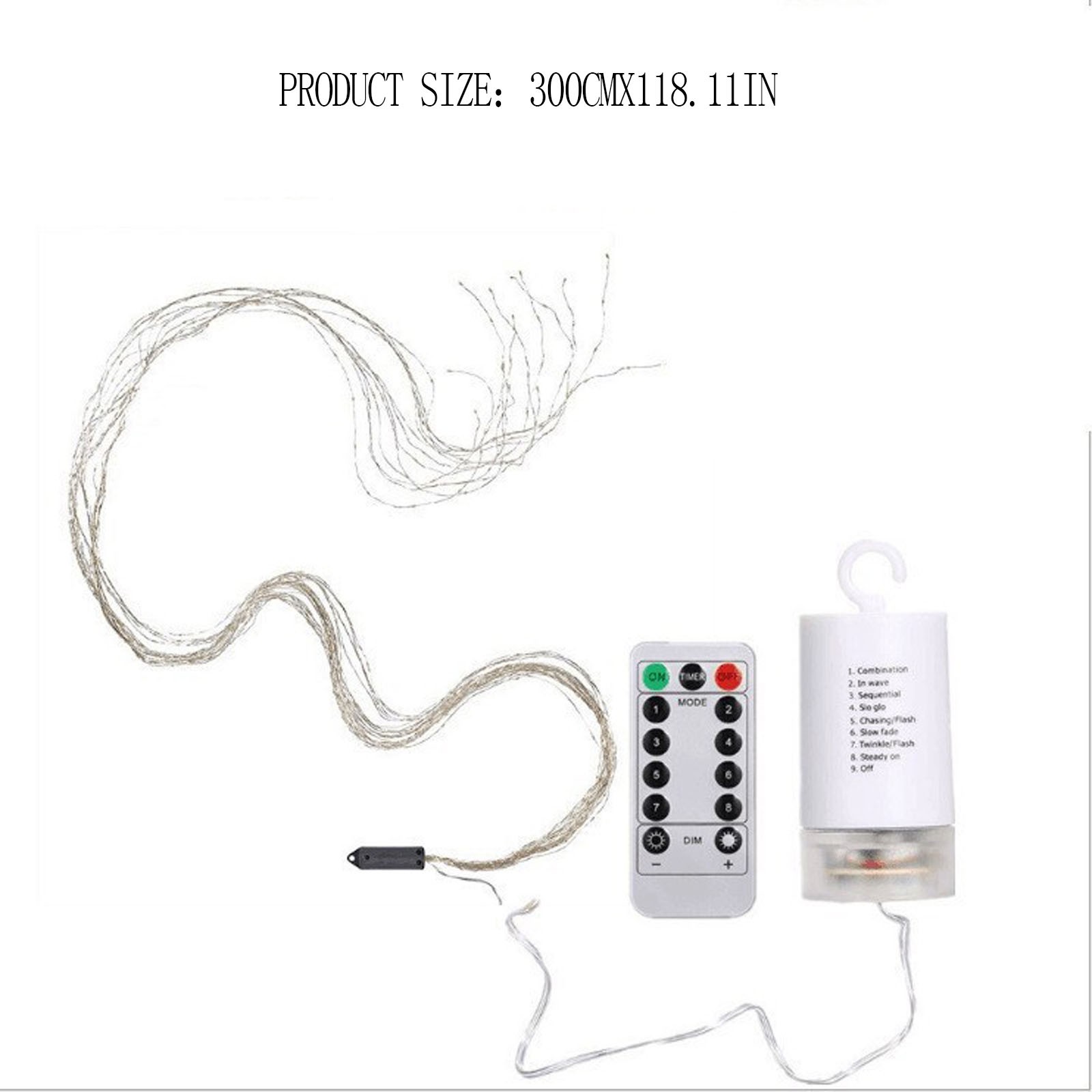 Twinkling Trees,Waterfall Christmas Lights,Cascading Twinkle Lights for ...