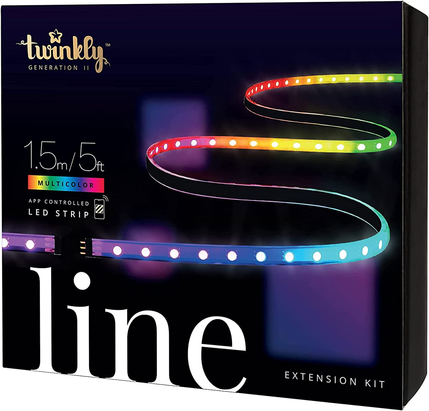 Twinkly 5ft RGB LED Light Strip – App-Controlled, Magnetic & Adhesive ...