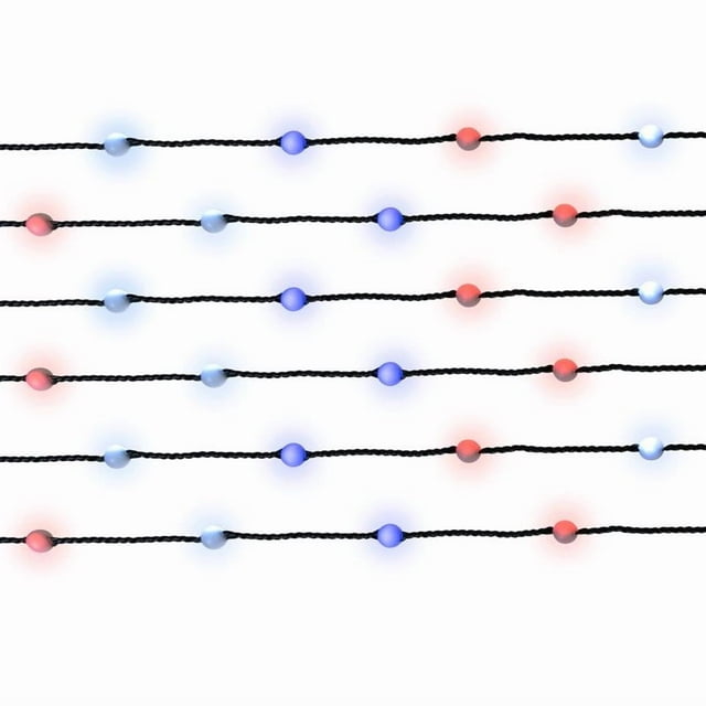 Twinkly Candies Pearl LED RGB 200 ct String Light String 9.8 ft ...