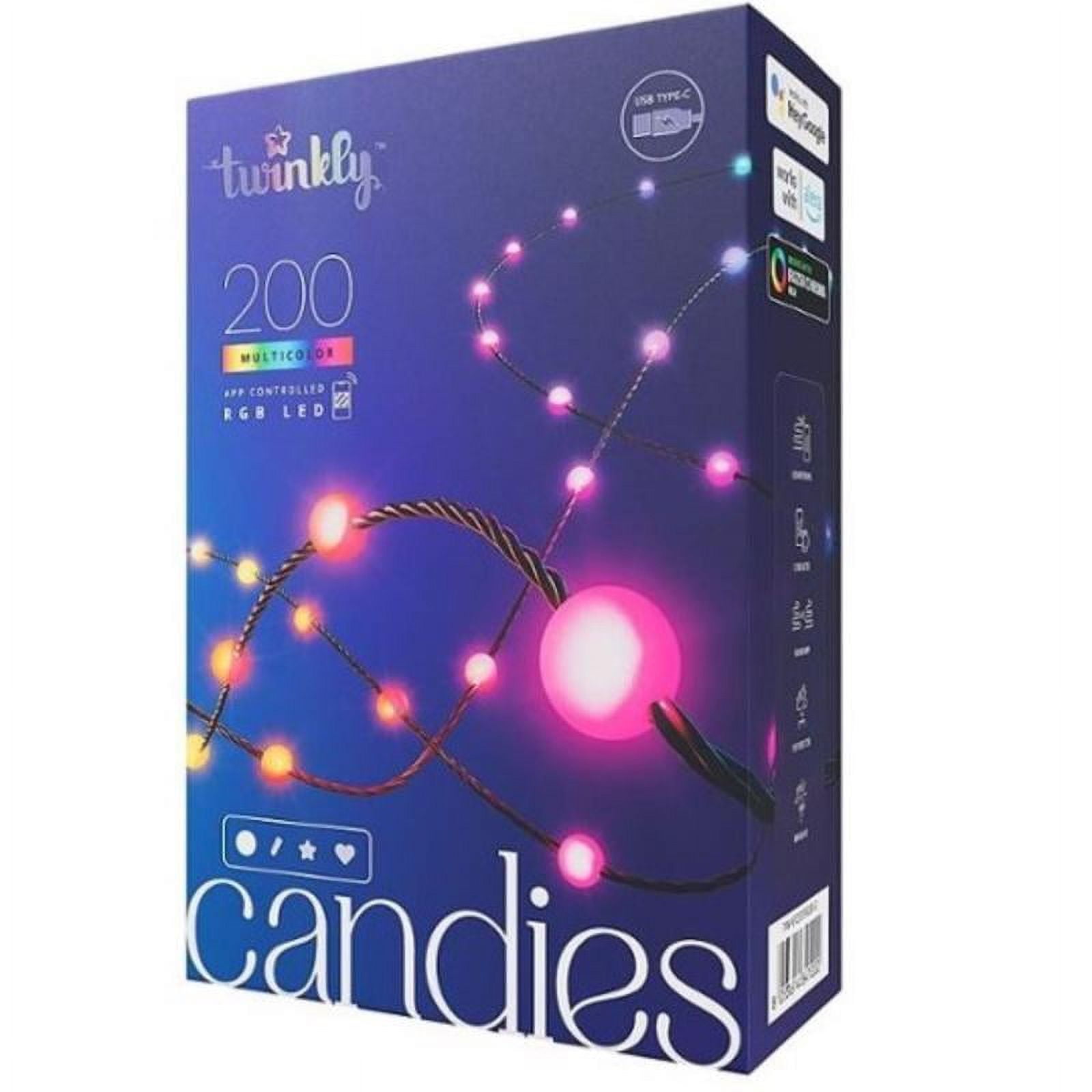 Twinkly Candies Pearl LED RGB 200 ct String Light String 9.8 ft. - Walmart.com
