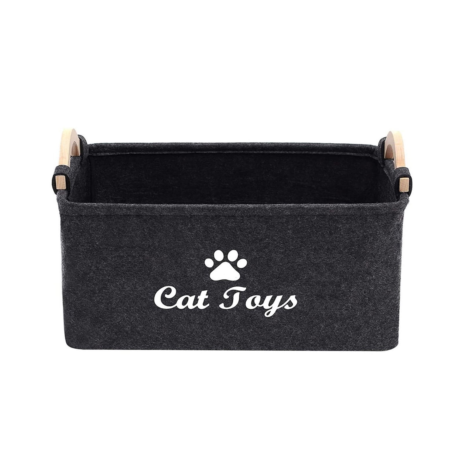 Twinkseal Cat Toy Organizer Pet Toy Storage Box Lightweight Flexible ...