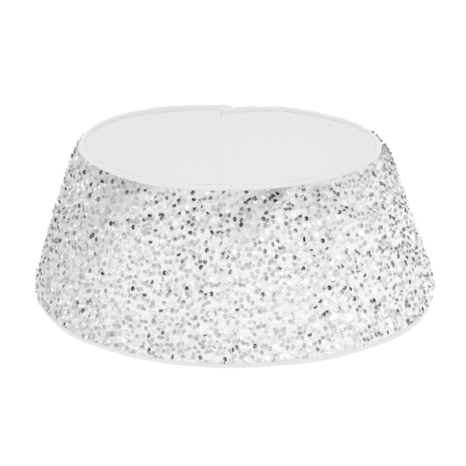 Twinkseal Christmas Tree Base Cover Sequins Christmas Tree Collar ...