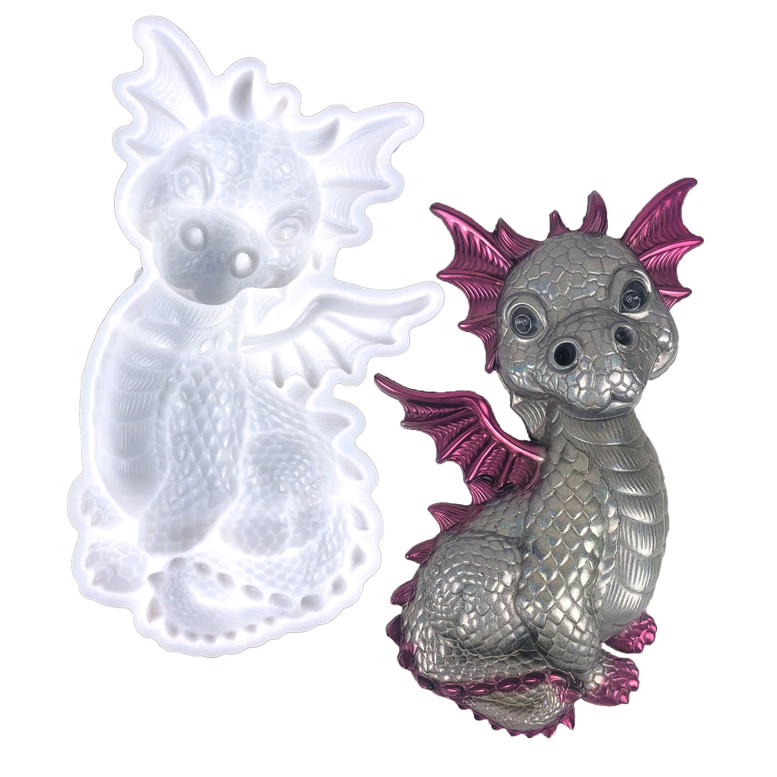 Twinkseal Dragon Wall Deocr Mold Dragon Lovers Create Stunning 3d ...