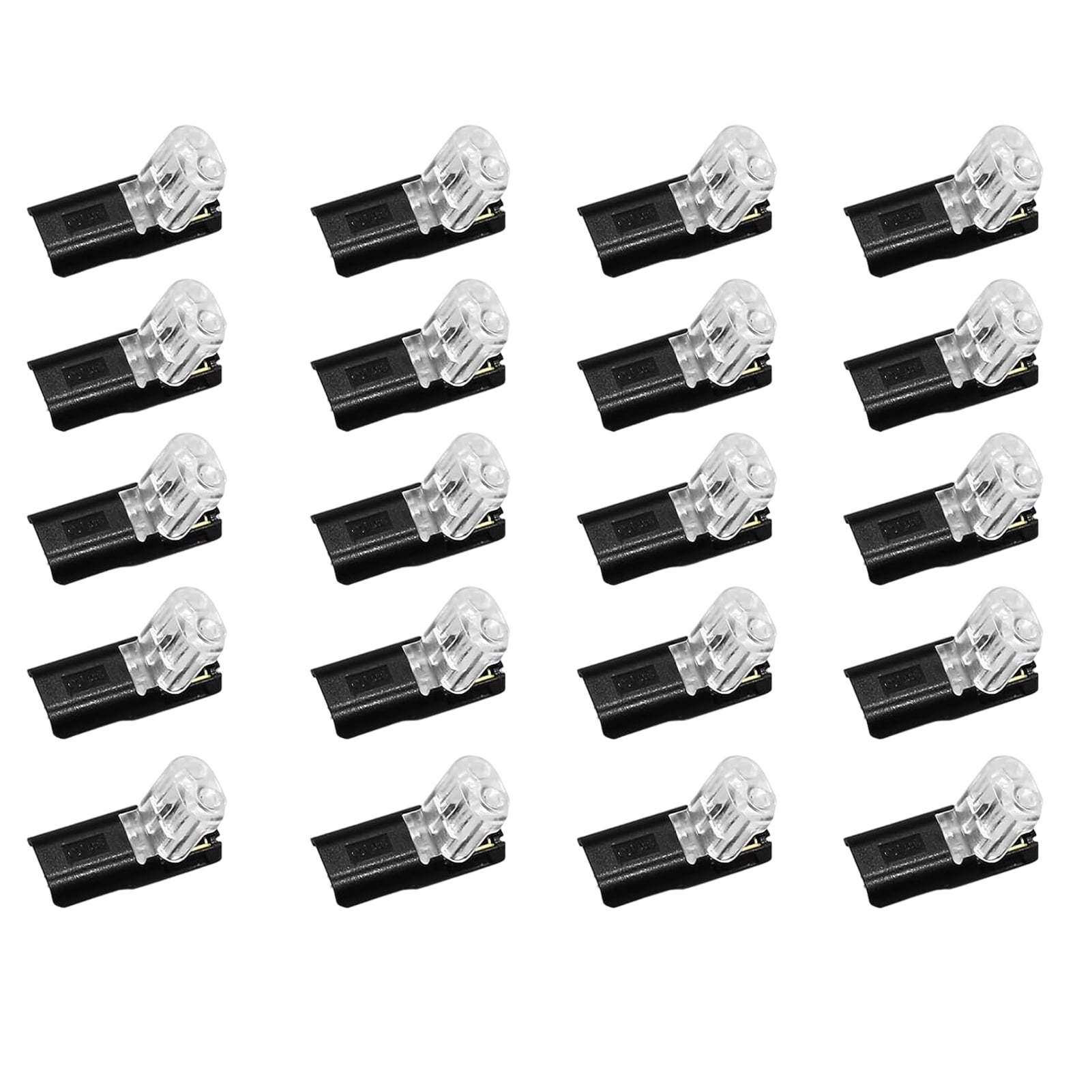 Twinkseal Easy-to-use Wire Connectors 20 Pcs Double-wire Plug-in Led ...