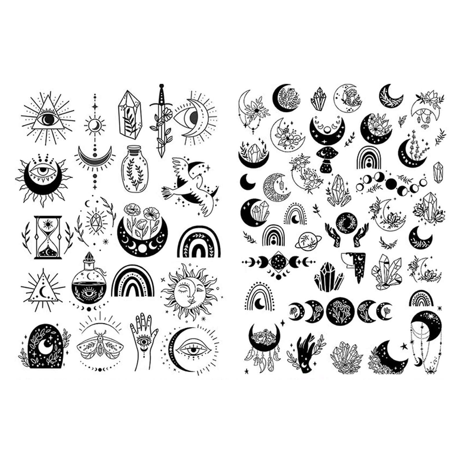 Twinkseal Pants Embroidery Patch 2 Sheets Stitch Embroidery Patches ...