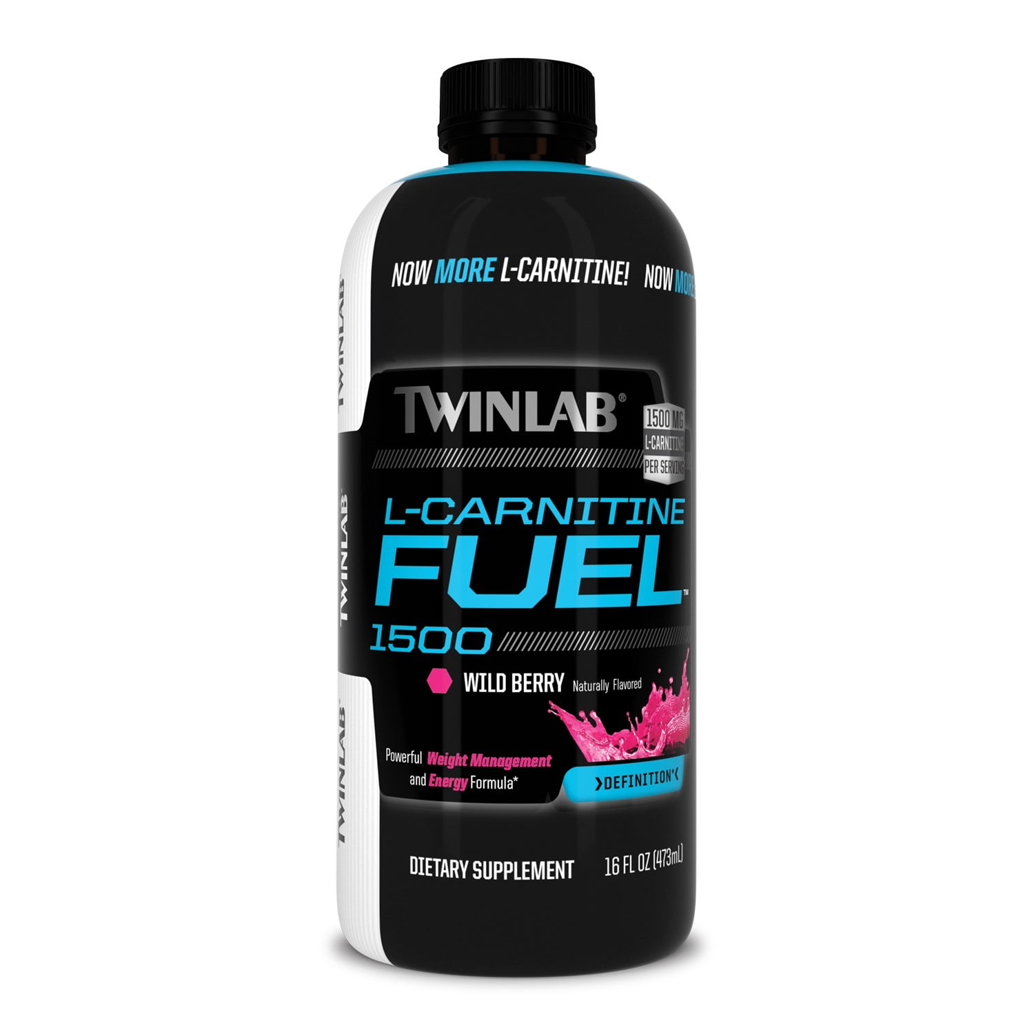 Twinlab L-Carnitine Fuel 1500, Wild Berry, 31 Servings - Walmart.com