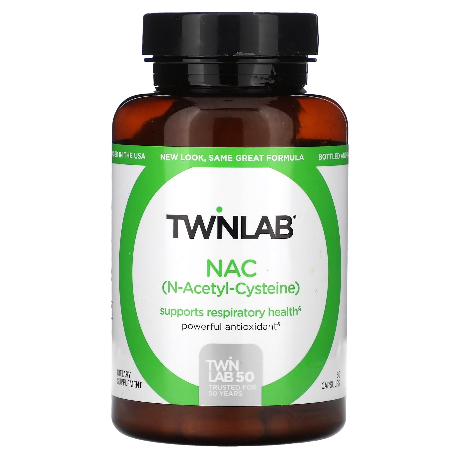 Twinlab - NAC N-Acetyl-Cysteine Powerful Antioxidant 600 mg. - 60 ...